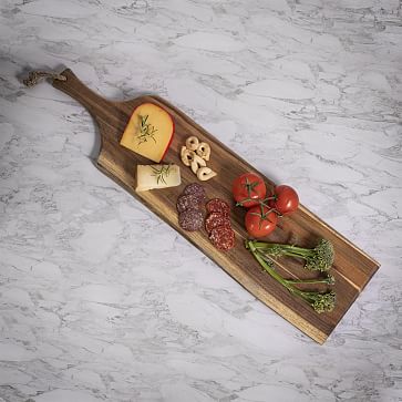 Acacia Wood Serving Boards with Handle | West Elm
