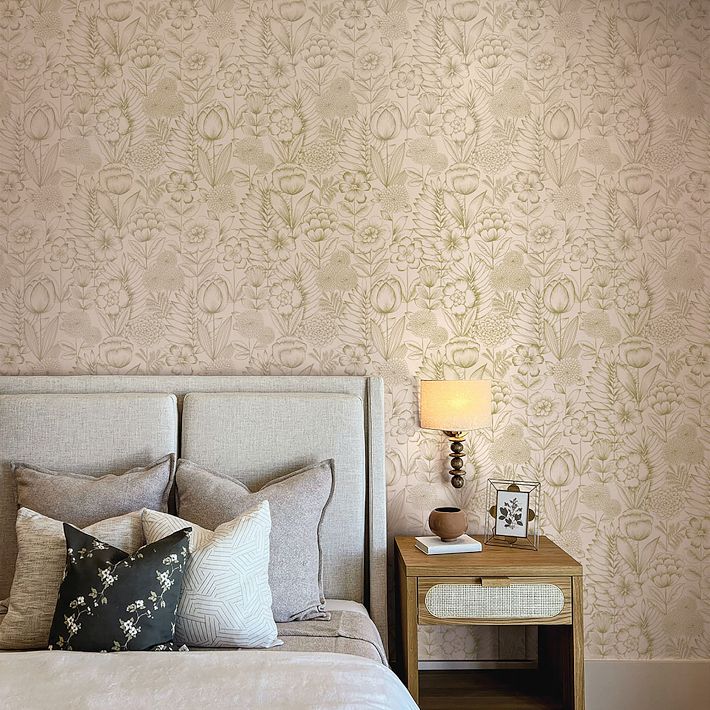 Homestead Floral Vintage Peel & Stick Wallpaper | West Elm
