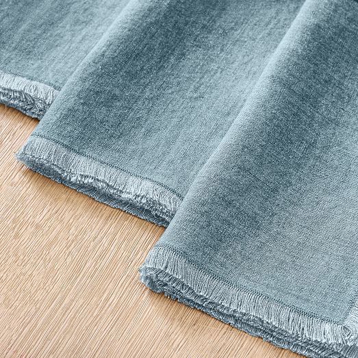 Frayed Edge Linen Napkin Sets | West Elm