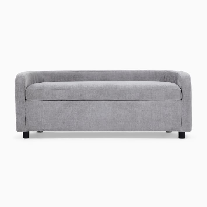 Bacall Curved Storage Bench | West Elm