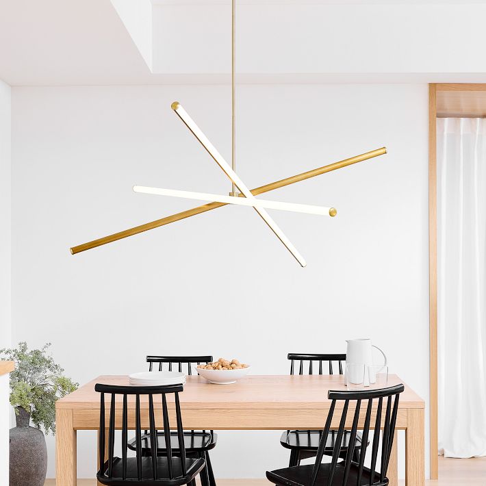 Light Rods LED Chandelier (38"–55") | West Elm