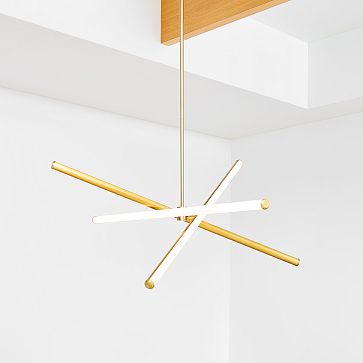 Light Rods LED Chandelier (38"–55") | West Elm