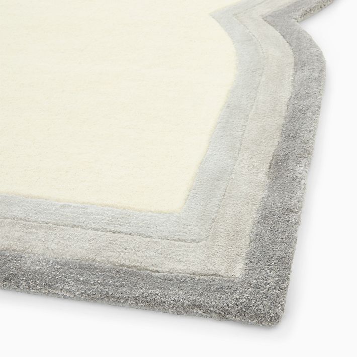 Curves Scalloped Rug | West Elm