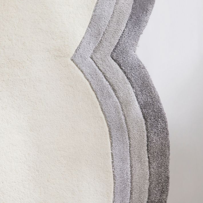 Curves Scalloped Rug | West Elm