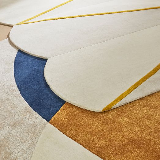 Pop Scalloped Rug | West Elm