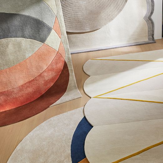 Pop Scalloped Rug | West Elm