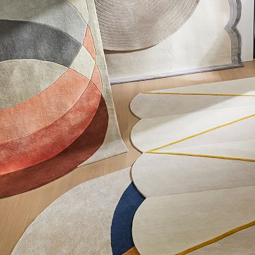 Pop Scalloped Rug | West Elm