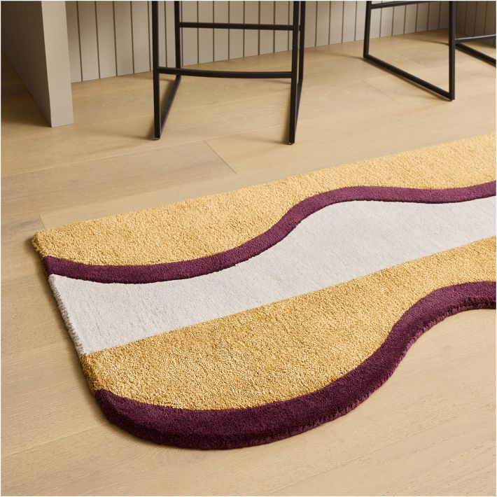 Ripple Effect Scalloped Rug | West Elm