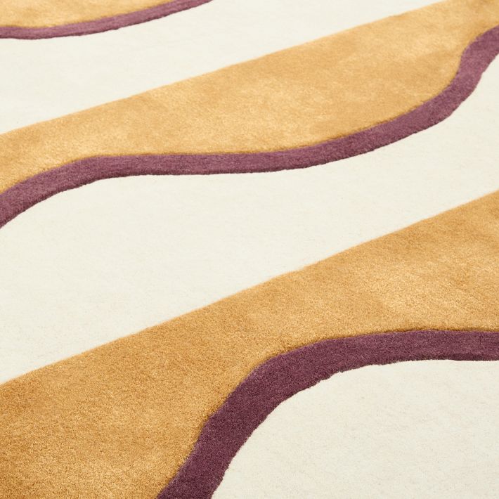 Ripple Effect Scalloped Rug | West Elm