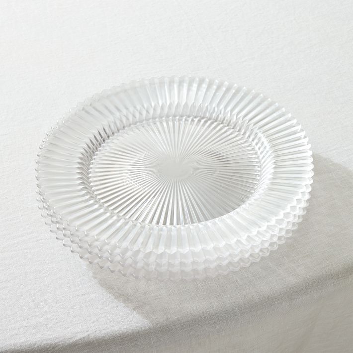 Archie Glass Dinner Plates (Set of 4) | West Elm