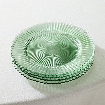 Archie Glass Dinner Plates (Set of 4) | West Elm