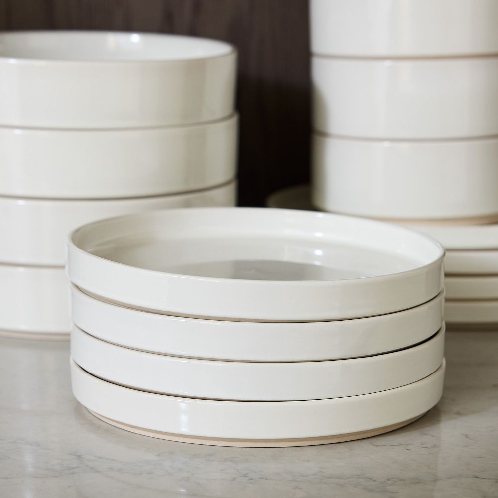Straight-Sided Stoneware Dinnerware (Set of 16) | West Elm