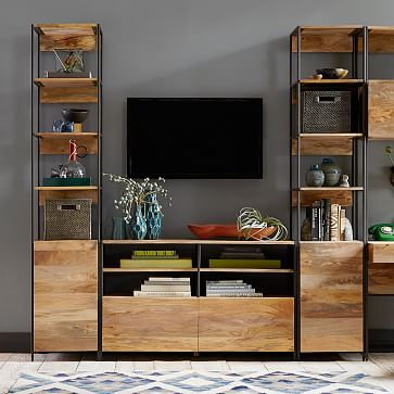 Build Your Own - Industrial Modular Storage, Entertainment Center ...