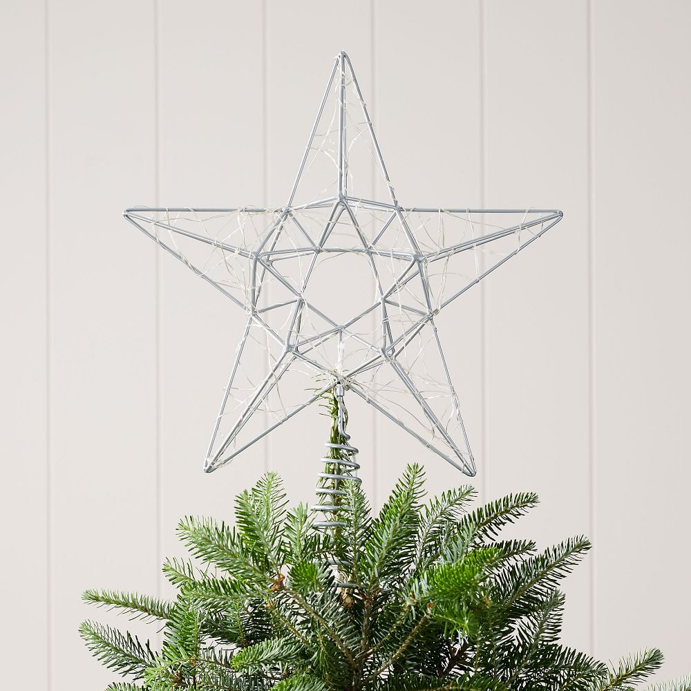 LED Shining Star Tree Topper | West Elm