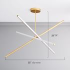 Light Rods LED Chandelier (55") | West Elm