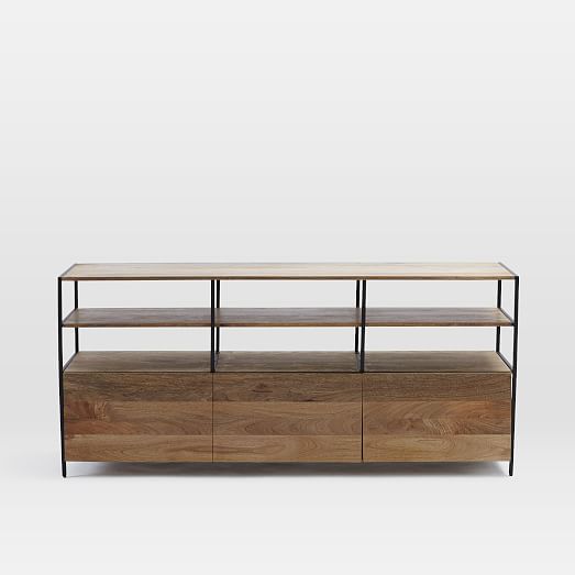 Industrial Modular Media Console (49"–67") | West Elm