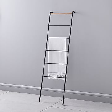 Ladder Towel Rack, Bathroom Organization | West Elm