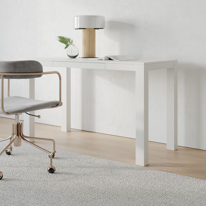 Parsons Desk & Lenox Office Chair Set | West Elm