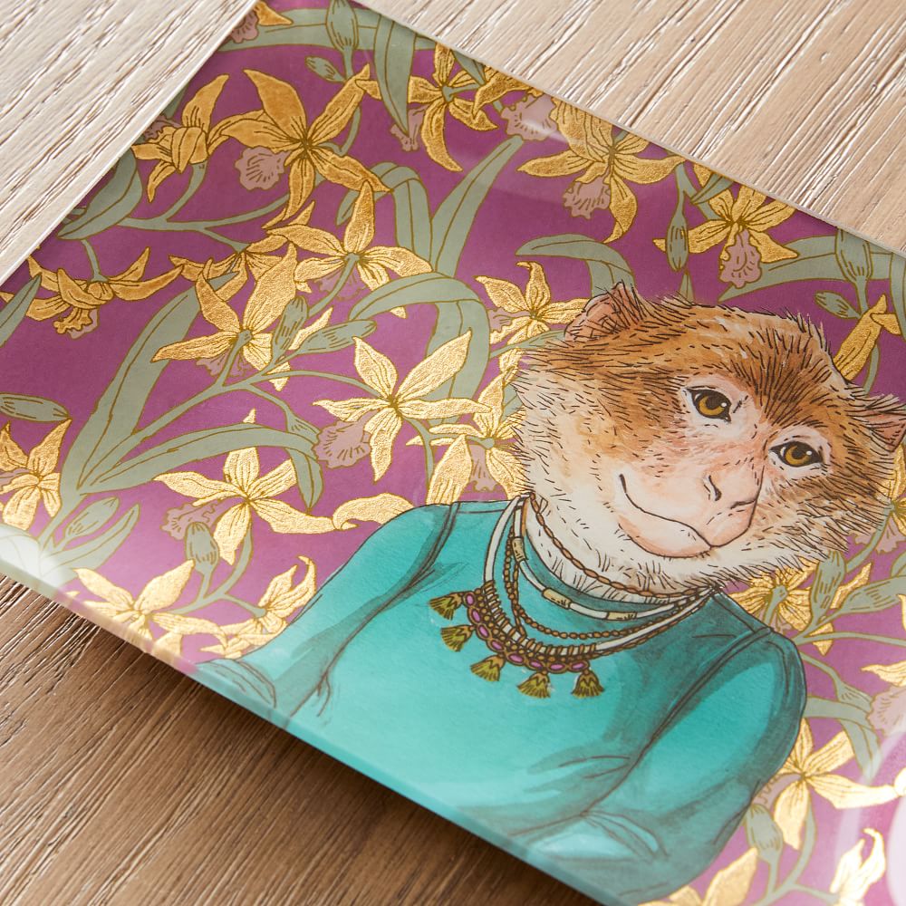 Dapper Animal Decoupage Dishes | West Elm