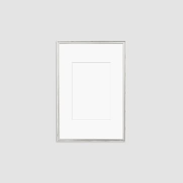 Simply Framed Oversized Gallery Frame – Antique Silver/Mat | West Elm