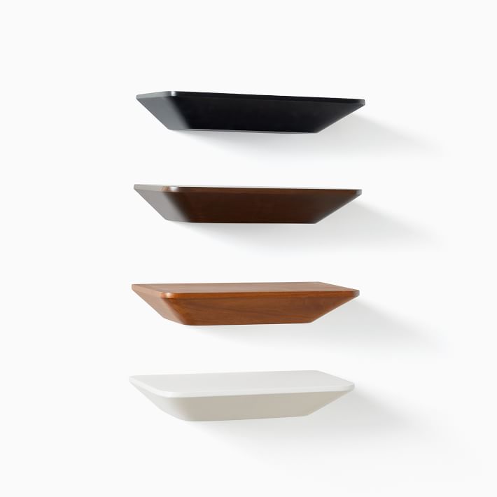 Slim Floating Wall Shelves (12"–48") | West Elm