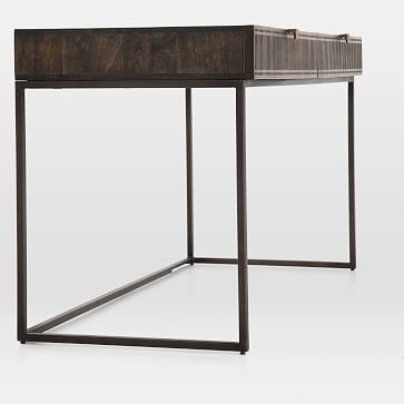 Carved Mango Wood Writing Desk (56") | West Elm