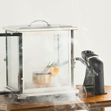 Crafthouse Glass Smoking Box w/ Smoker | West Elm