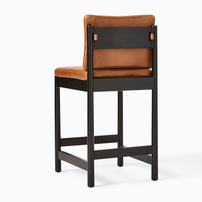 Halsey Leather Bar & Counter Stool | West Elm
