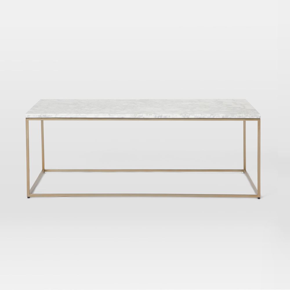 Streamline Rectangle Coffee Table (44"–52") | West Elm