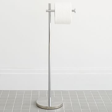 Modern Overhang Bathroom Freestanding Toilet Paper Holder | West Elm