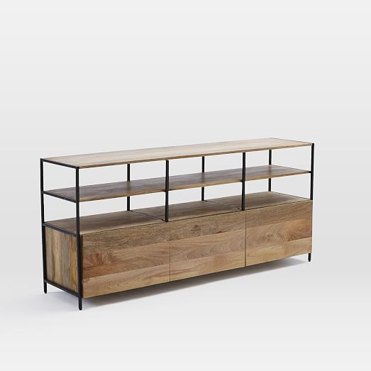 Industrial Modular Media Console (49"–67") | West Elm
