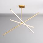 Light Rods LED Chandelier (55") | West Elm