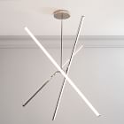 Light Rods LED Chandelier (55") | West Elm