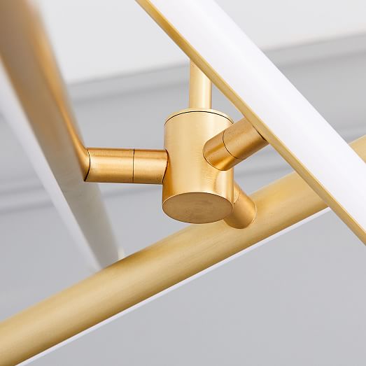 Light Rods LED Chandelier (55") | West Elm