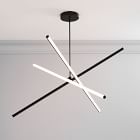 Light Rods LED Chandelier (55") | West Elm