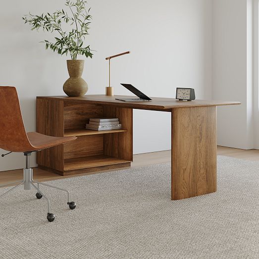 Anton Peninsula Desk (74") | West Elm