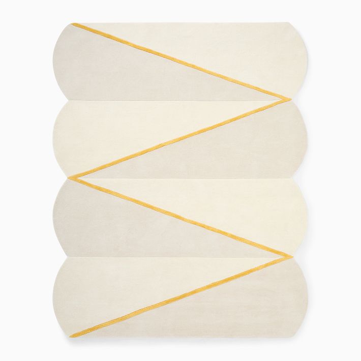 Pop Scalloped Rug | West Elm