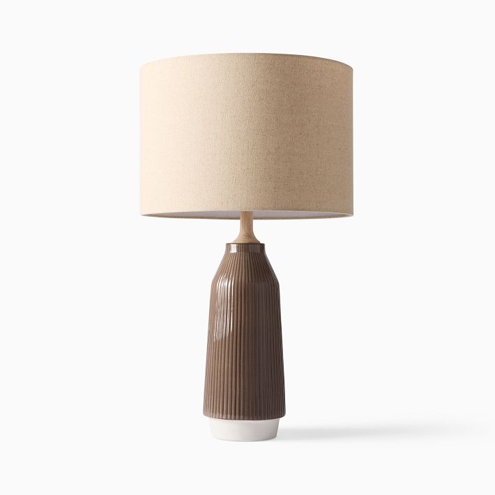 Roar & Rabbit™ Ripple Ceramic Table Lamp (17") | West Elm