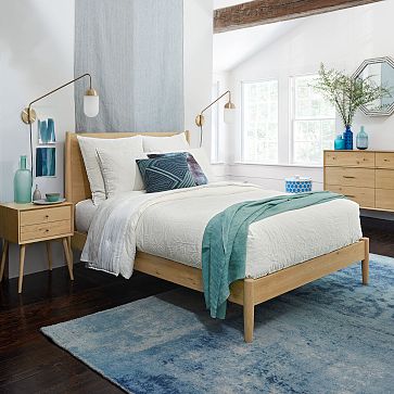 Distressed Rococo Wool Rug | West Elm