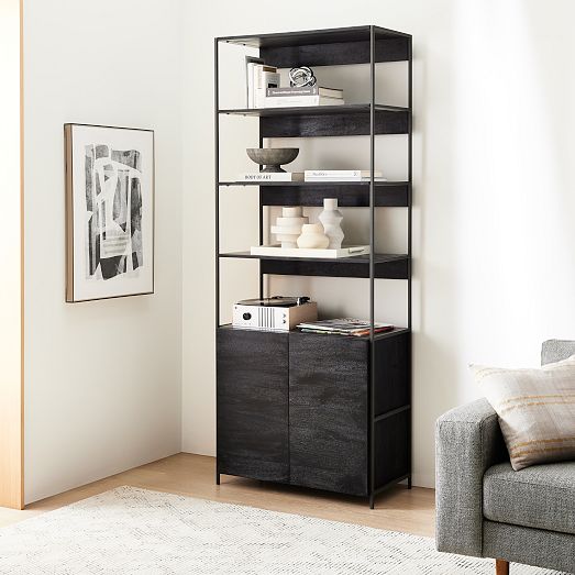 Industrial Modular Open & Closed Storage (33") | West Elm