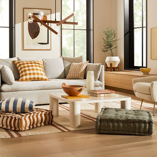Heather Taylor Home Open Plaid Silk Pillow Cover | West Elm