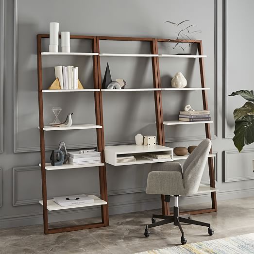 Ladder Shelf Wall Desk (28") | West Elm