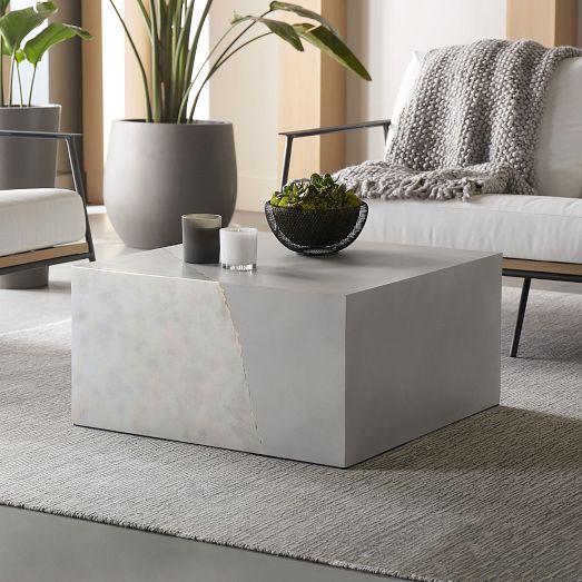 Modern Two-Tone Coffee Table | West Elm