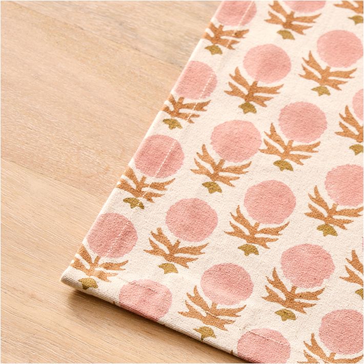 Soil to Studio Richa Block-Printed Cotton Placemats (Set of 2) | West Elm