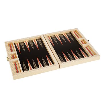 Wolfum Baltic Birch Travel Backgammon Set | West Elm