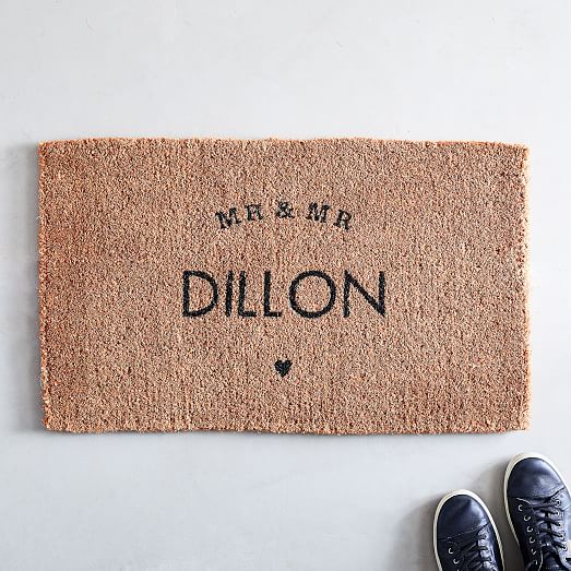 Mr & Mr Doormat | West Elm