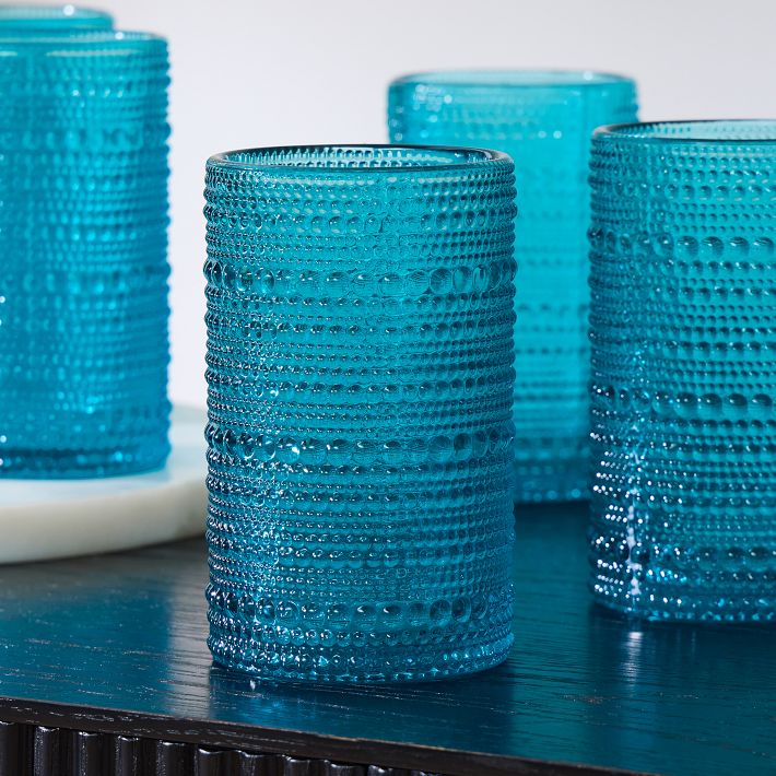 Jupiter Beaded Tall Drinking Glasses (Set of 6) | West Elm