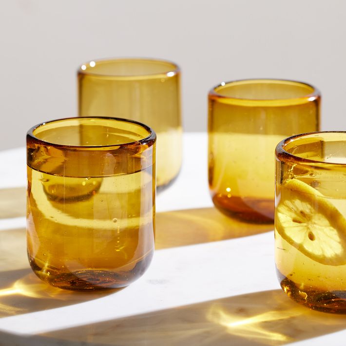 Recycled Mexican Double Old Fashioned Glass Sets | West Elm
