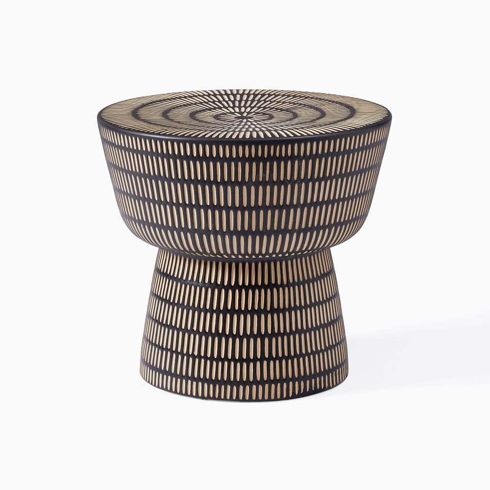 Faroe Textured Side Table (13") | West Elm