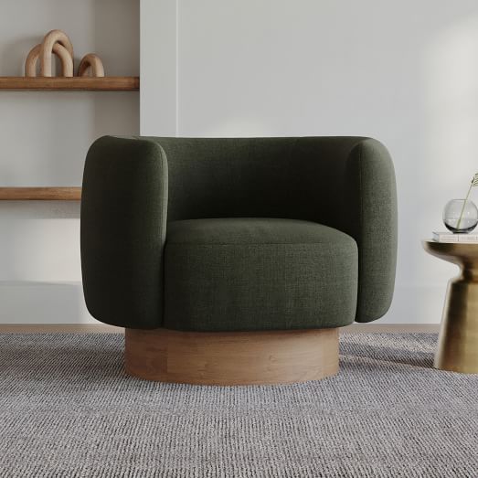 Platform Base Swivel Chair | West Elm